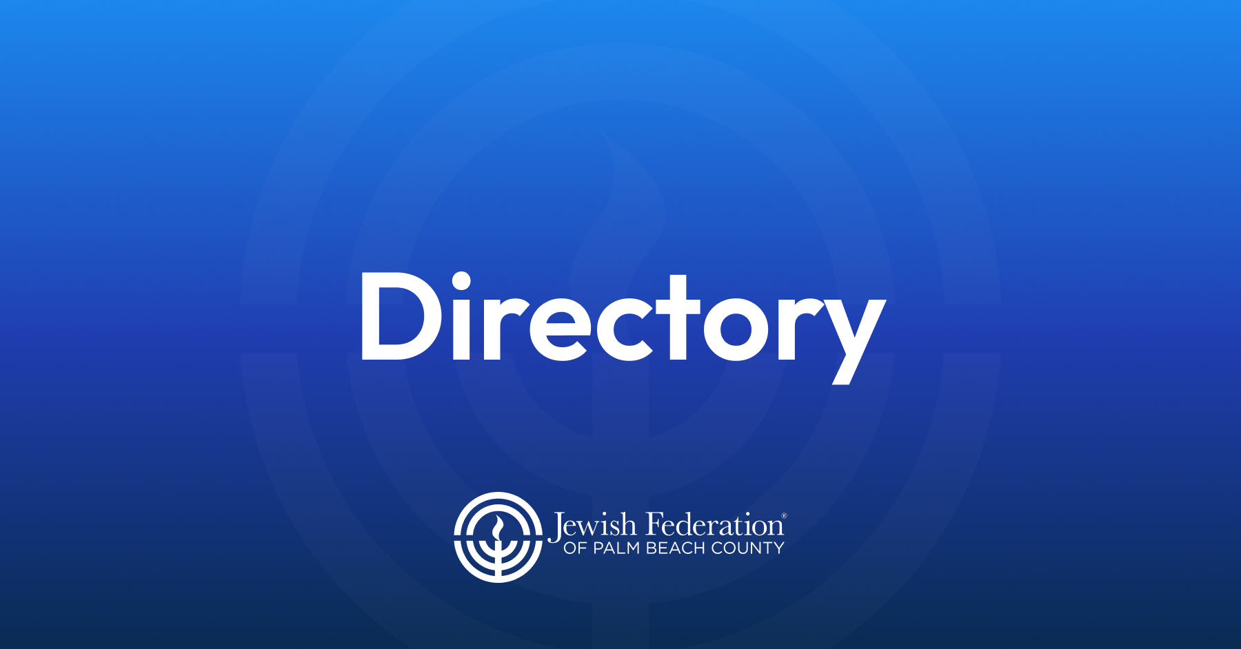 Directory - Jewish Federation of Palm Beach County