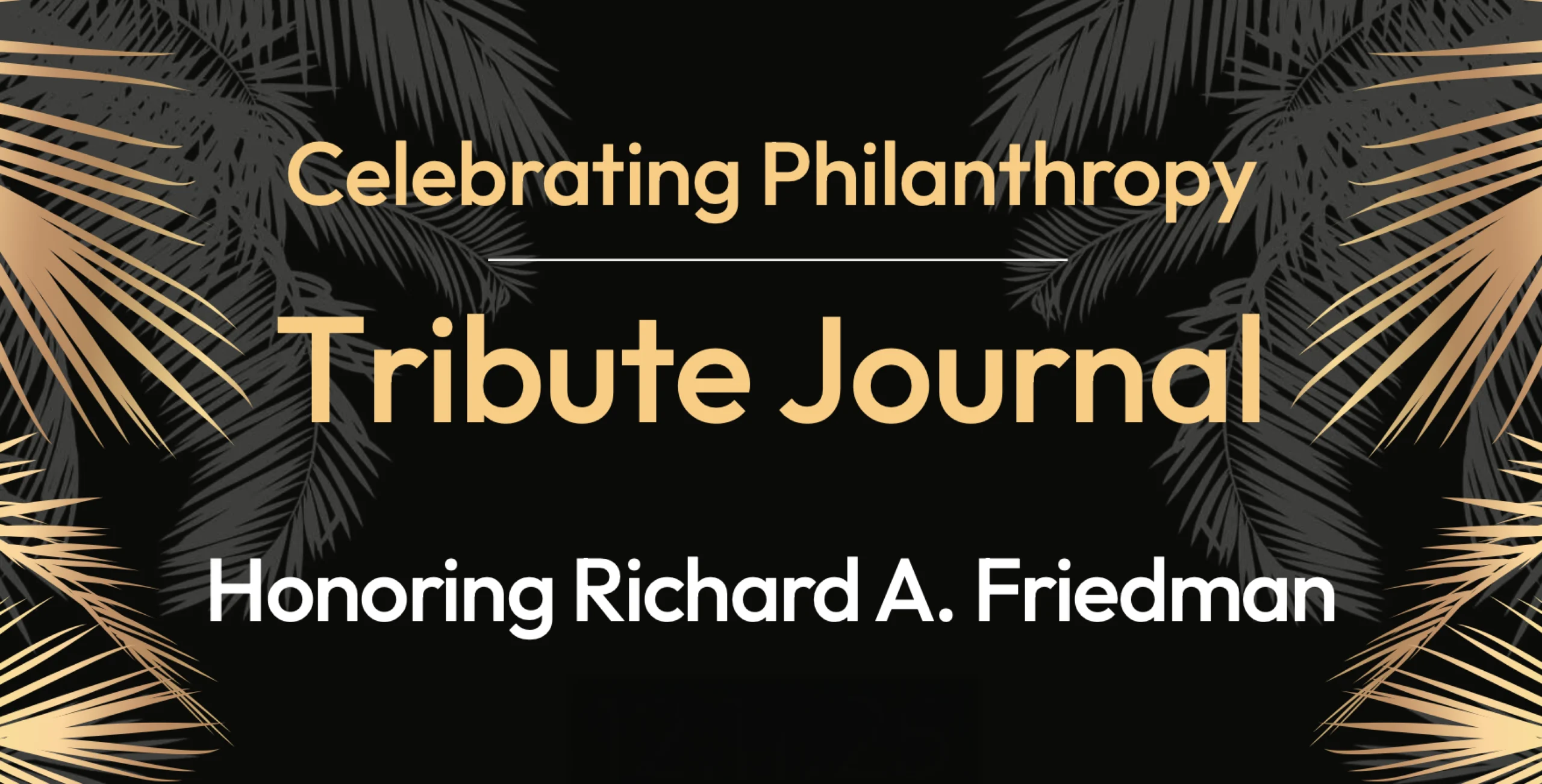 Tribute Journal 2025 - Jewish Federation of Palm Beach County